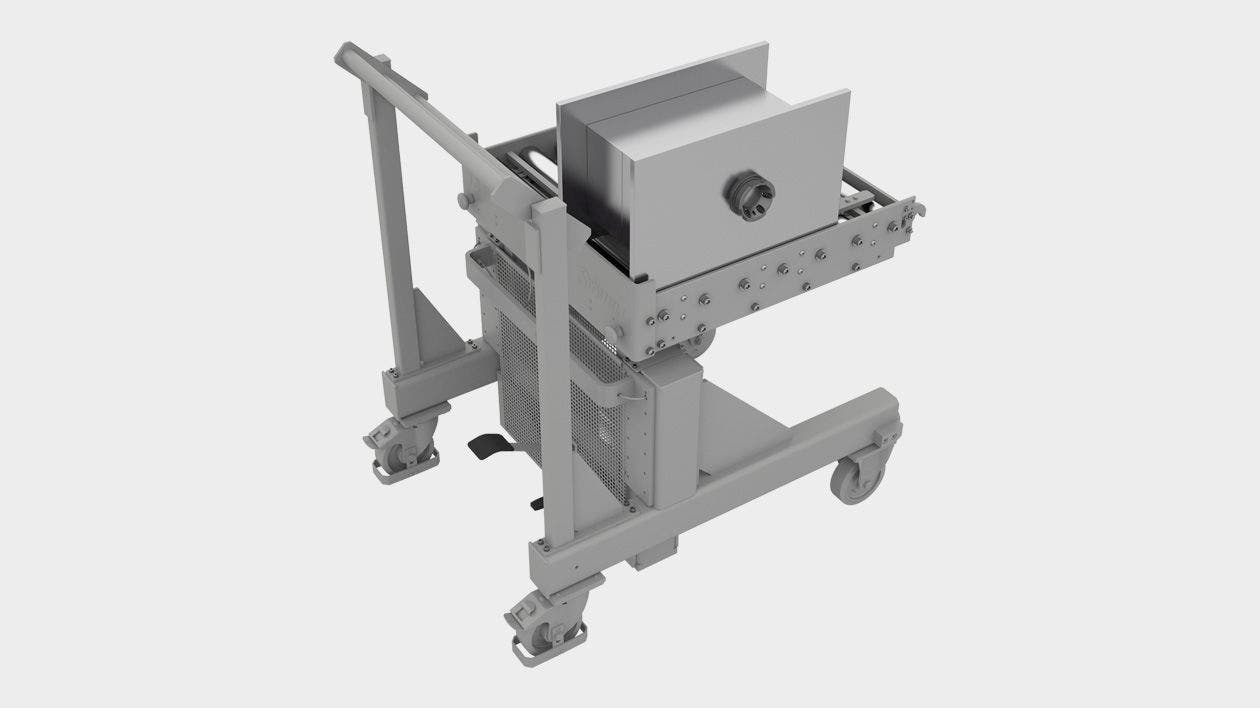 Stationary, rail-mounted and free-moving mold loading vehicle for the ...